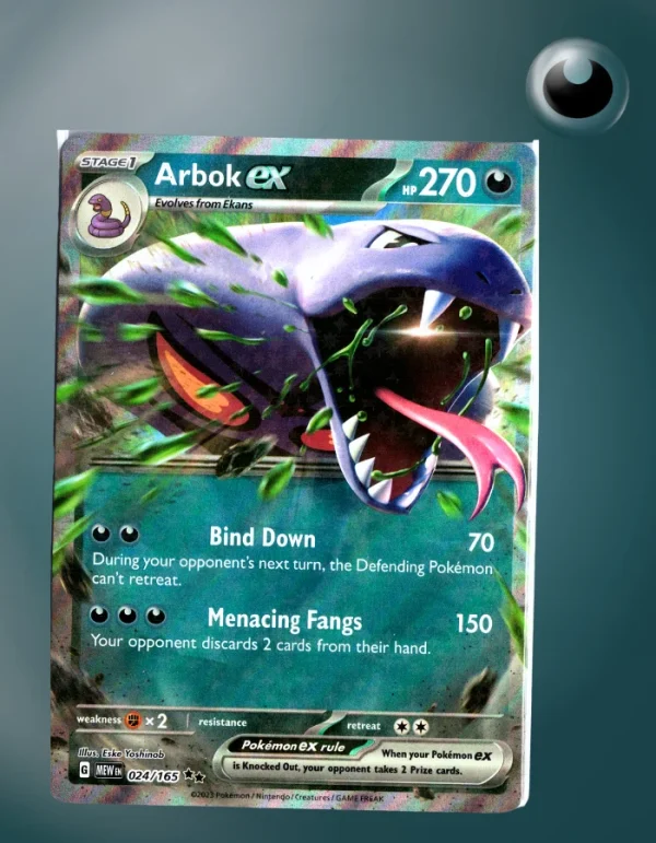 Arbok ex 024/165 Pokémon 151 - TCG Coleccionistas
