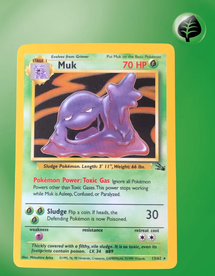 Muk Fossil 13/62 Holo - TCG Coleccionistas