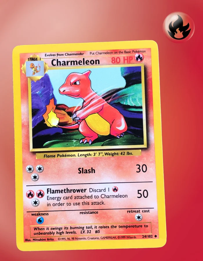 Charmeleon Base Set 24/102 - TCG Coleccionistas