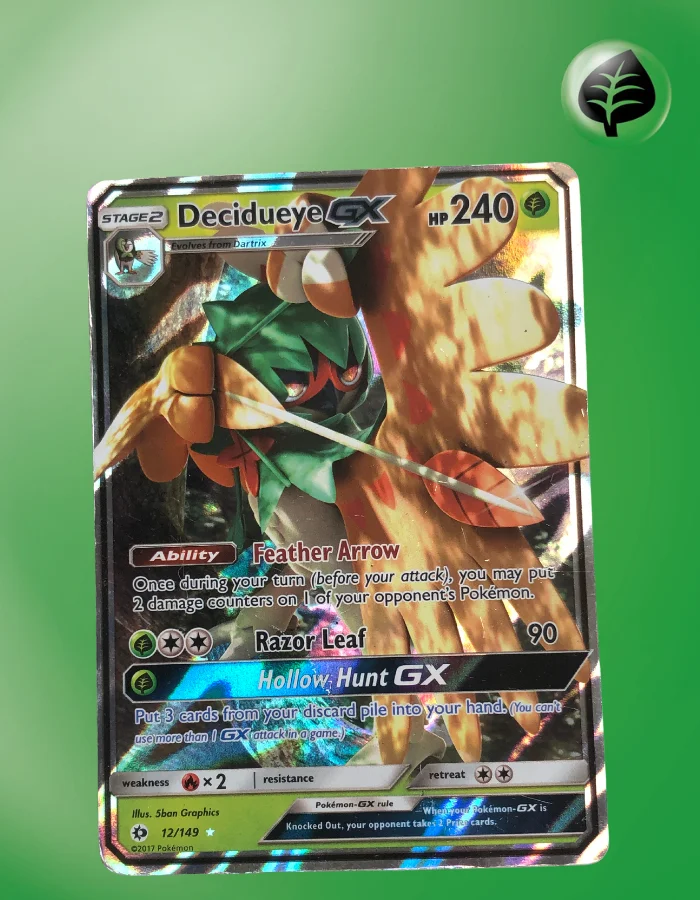 Decidueye GX 12/149 Sun & Moon - TCG Coleccionistas