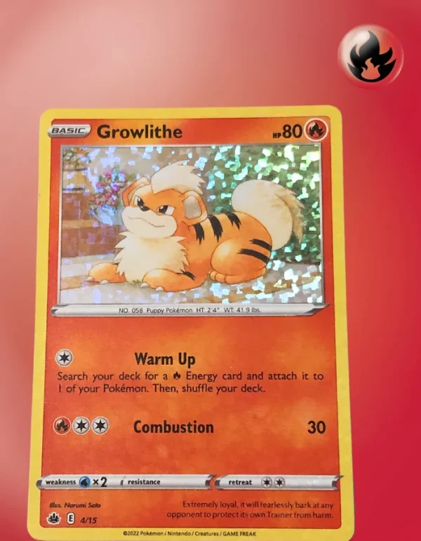 Growlithe - 4/15 - McDonald's Holo Promo - TCG Coleccionistas