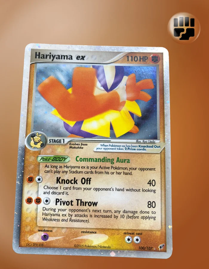 Hariyama ex 100/107 Ex Deoxys - TCG Coleccionistas