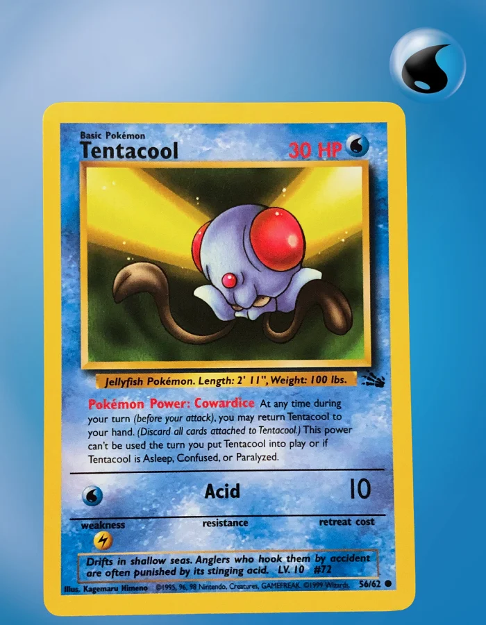 Tentacool 56/62 Fossil - TCG Coleccionistas