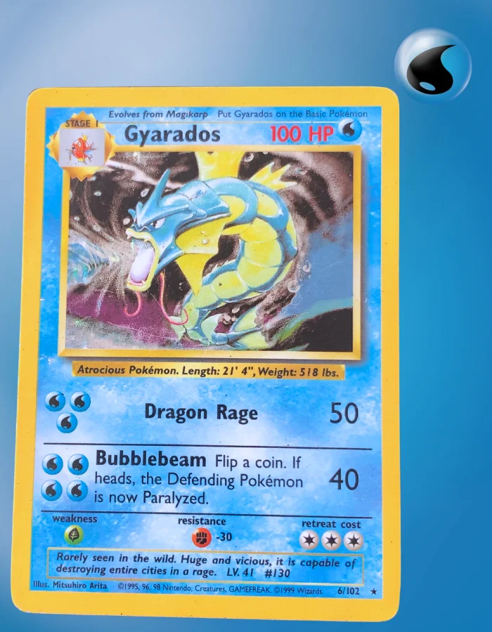 Gyarados Base Set 6/102 HP - TCG Coleccionistas