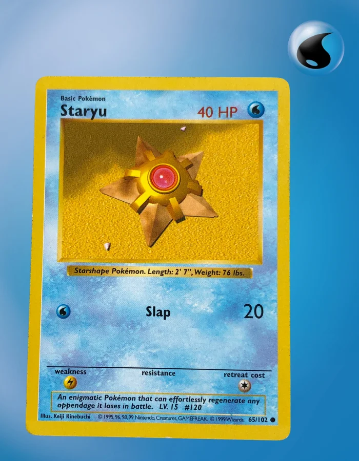 Staryu Shadowless Base Set 65/102 - TCG Coleccionistas