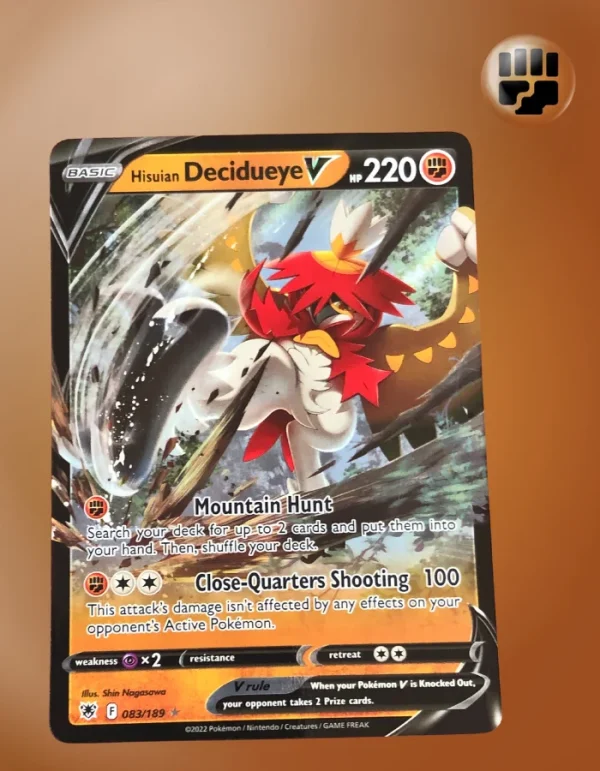 Hisuian Decidueye V 083/189 Astral Radiance - TCG Coleccionistas