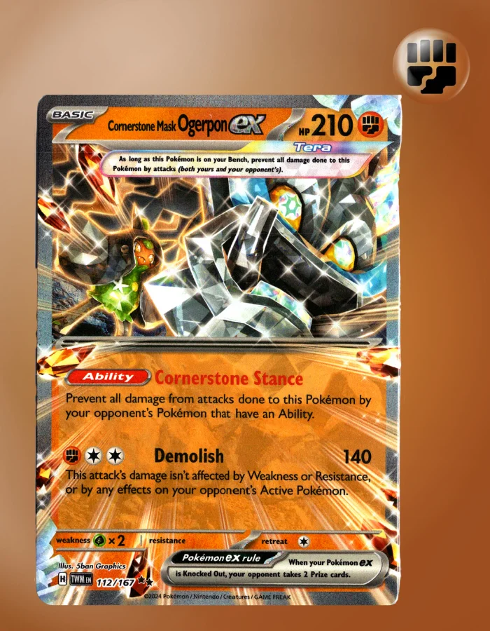 Cornerstone Mask Ogerpon ex 112/167 Twilight Masquerade - TCG ...