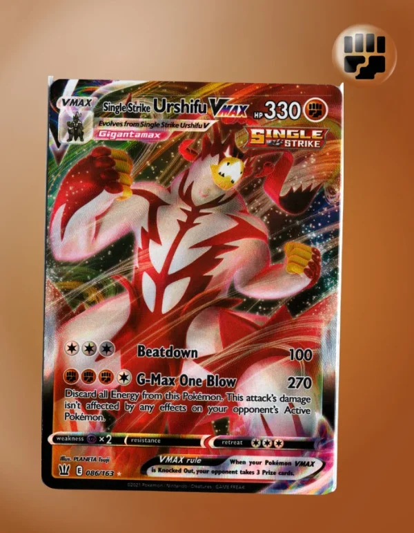 Single Strike Urshifu Vmax 086/163 Battle Styles - TCG Coleccionistas