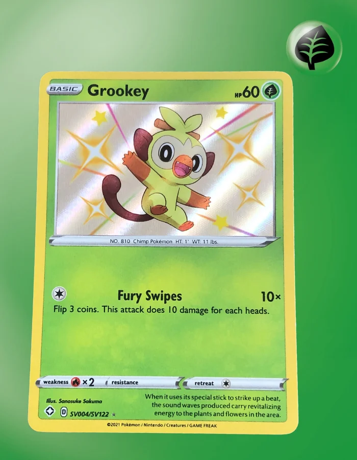 Grookey SV004/SV122 Shining Fates - TCG Coleccionistas