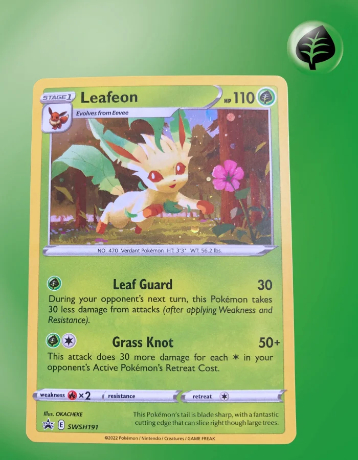 Leafeon Black Star Promos SWSH191 - TCG Coleccionistas