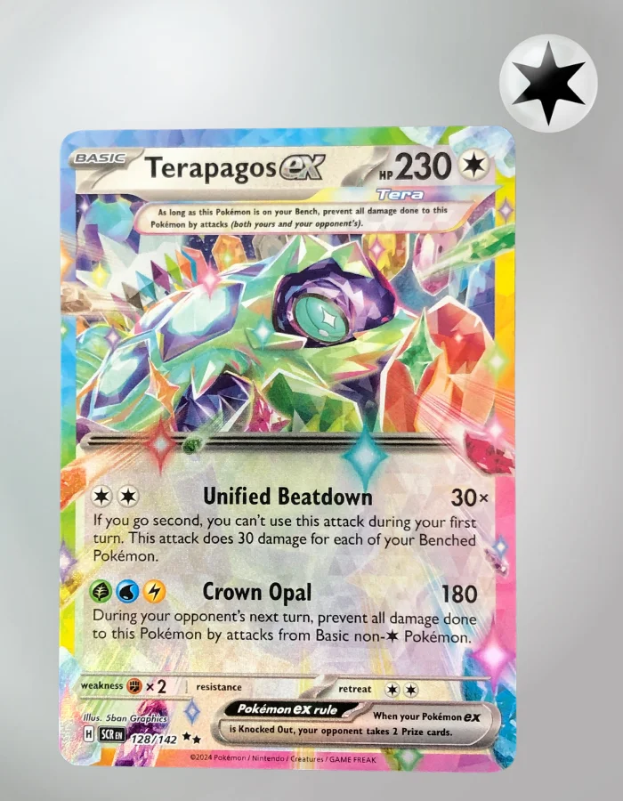 Terapagos ex 128/142 Stellar Crown - TCG Coleccionistas