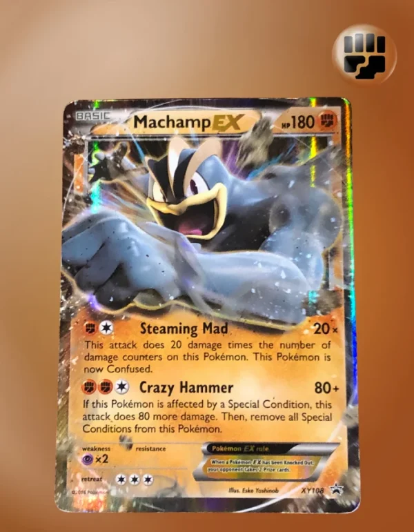 Machamp EX XY108 Black Star Promos PLAYED - TCG Coleccionistas