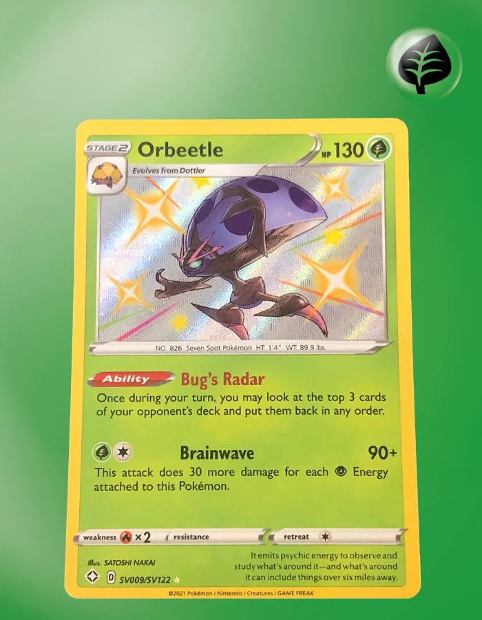 Orbeetle SV009/SV122 Shining Fates - TCG Coleccionistas