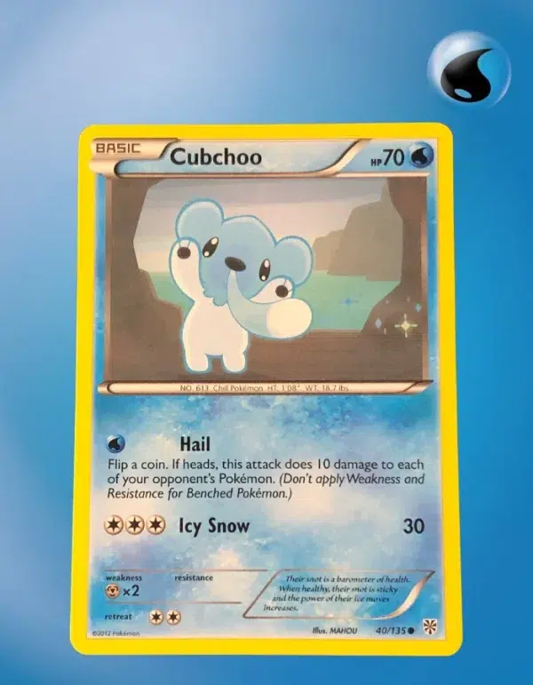 Cubchoo 40/135 Plasma Storm - TCG Coleccionistas
